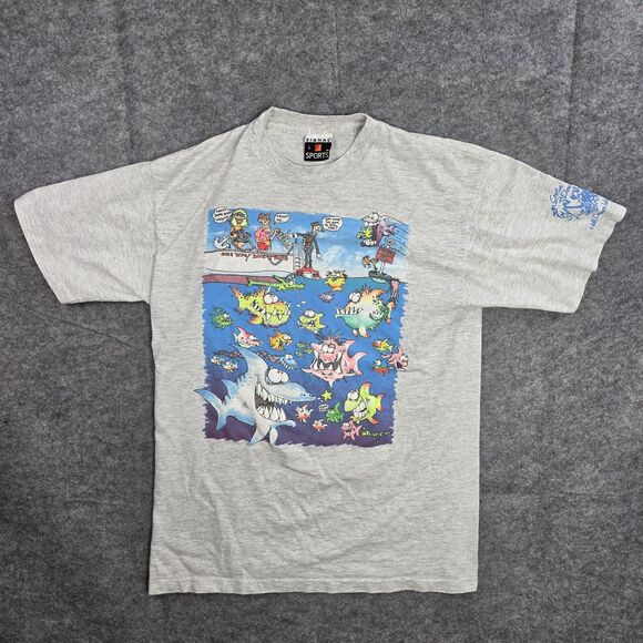 Signal Sports | Shirts | Vintage Steve Gill Shirt Mens Large Cartoon ...